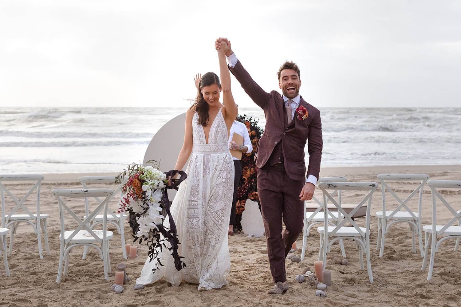 Trouwen op het strand bij Zoomers aan zee