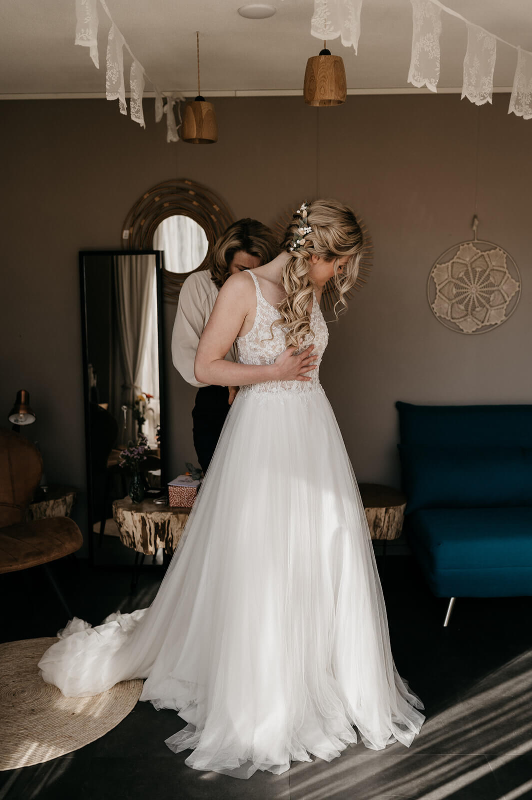 De intieme bruiloft van Erica en Laura - Girls of Honour