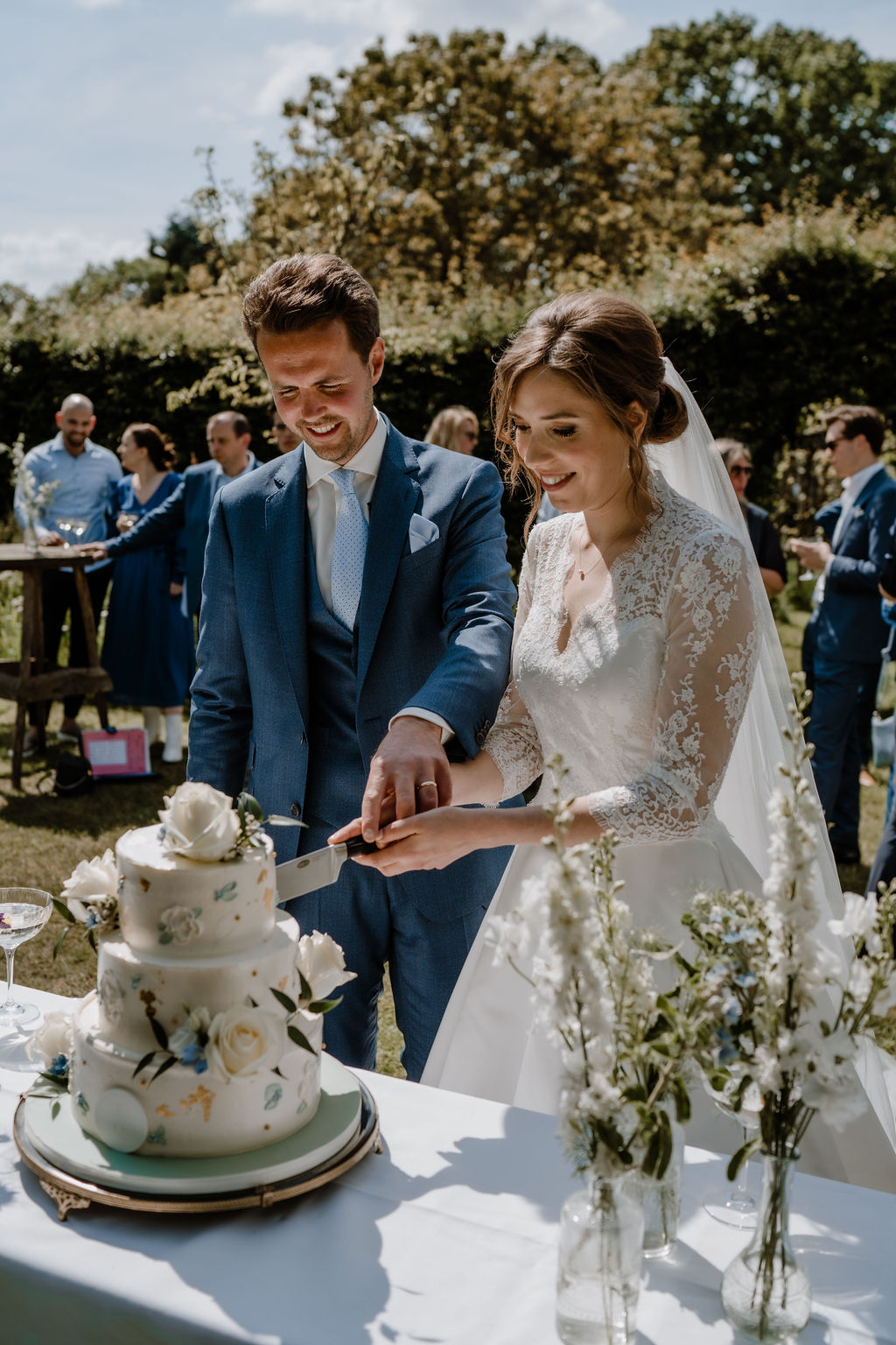 Mooi buiten trouwen: De bruiloft van Leanne & Quintin in het groen