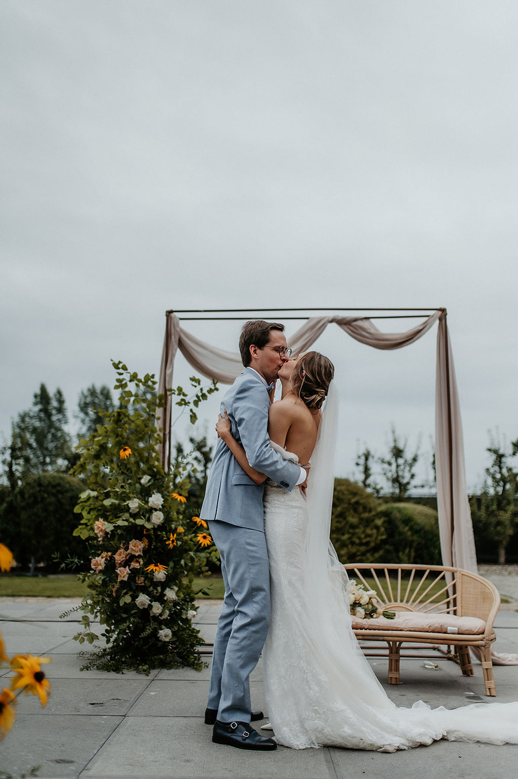 Inspiratie voor gedrapeerde doeken op je bruiloft!